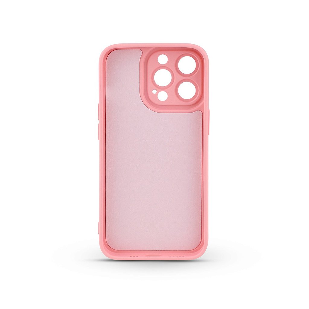 Capa para iPhone 13 Pro - Rosa - Silicon Cloud - Gshield - Trocafone