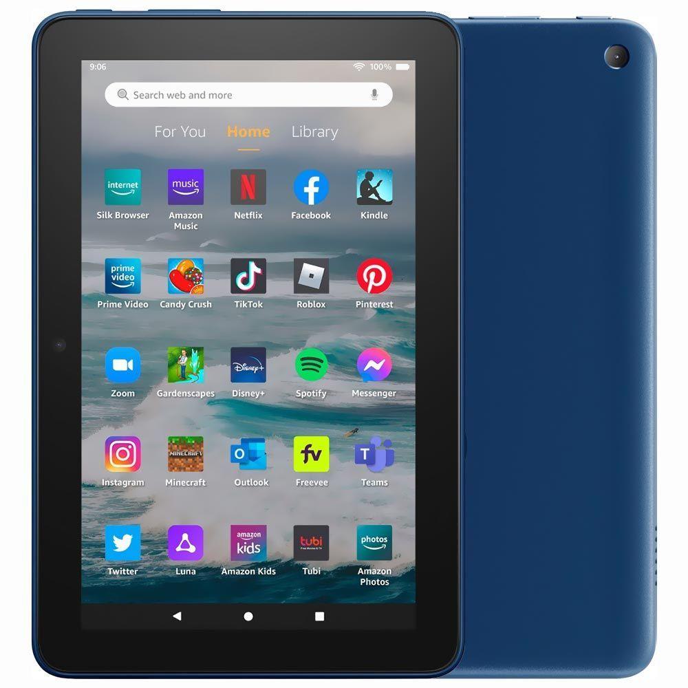 Tablet Amazon Fire 7 2gb De Ram / 16gb / Tela 7" - Denim Azul - Trocafone