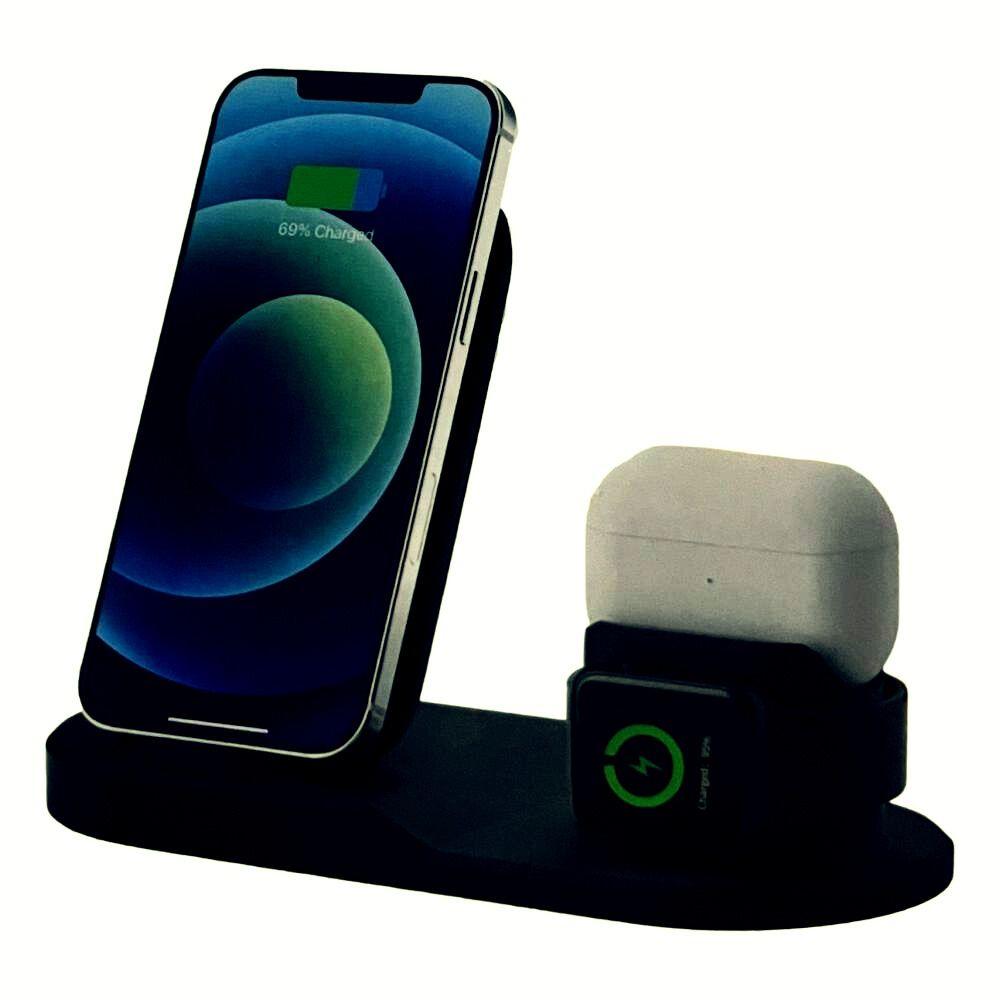 Carregador Sem Fio Magnético de indução 3 em 1 YD15 - Trocafone