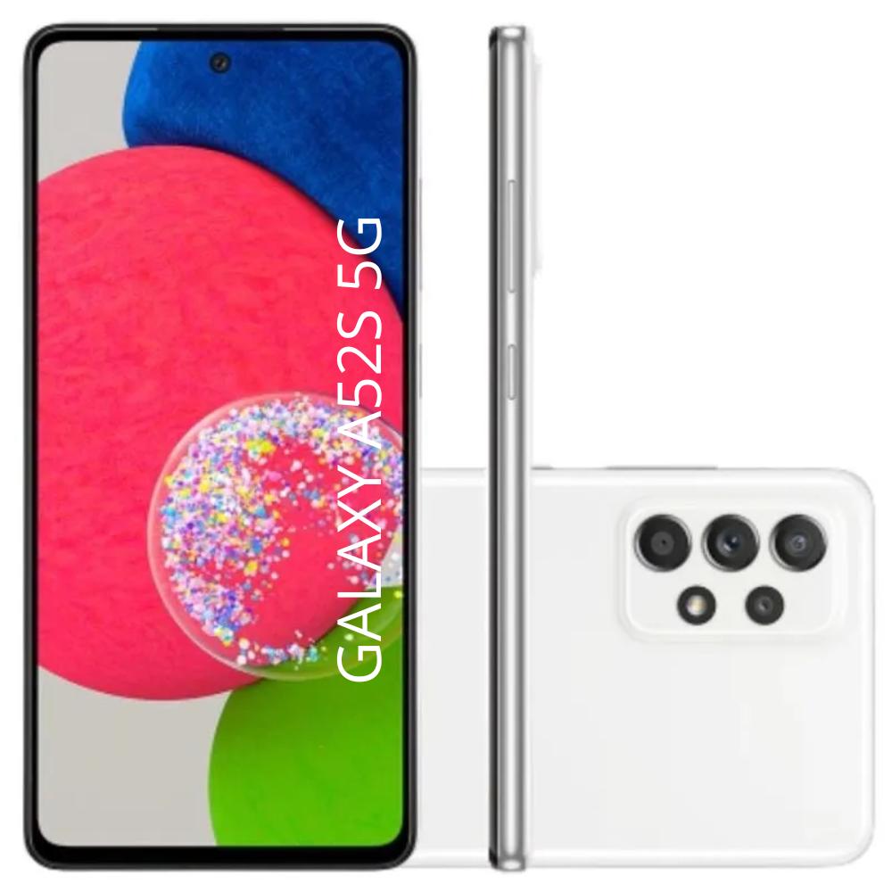 Samsung Galaxy A52S 5G 128 GB Branco Bom - Trocafone