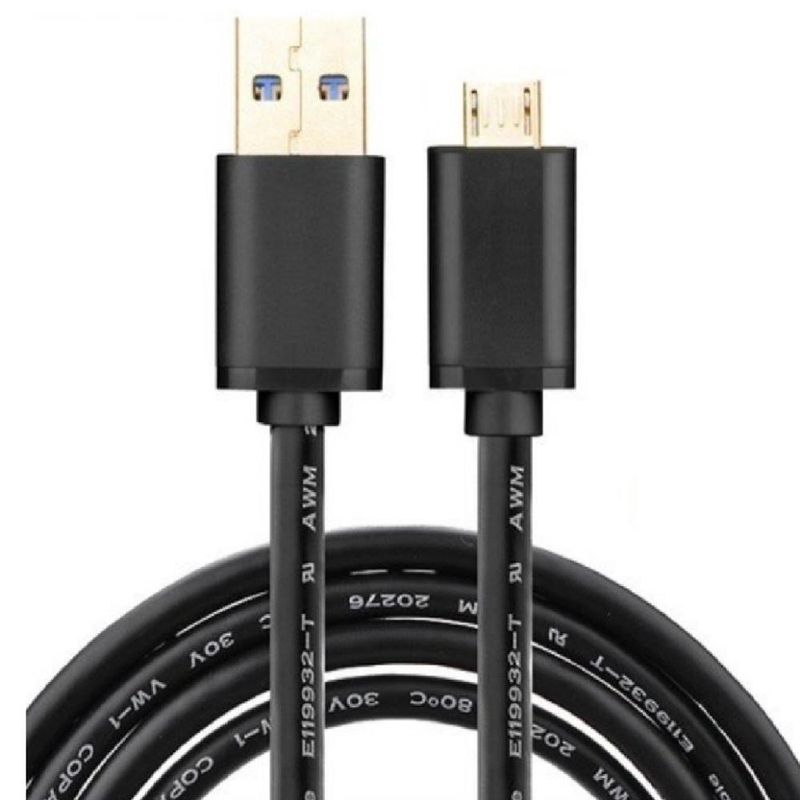 Cabo Dados Usb A x Micro B p/ Amazon Kindle Fire e Fire Tv Stick- 100cm ...