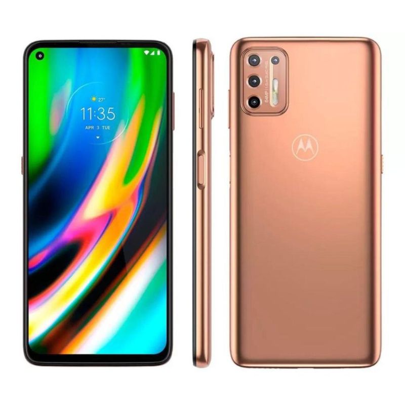 Motorola Moto G9 Plus 128 GB Rose - Muito Bom - Trocafone